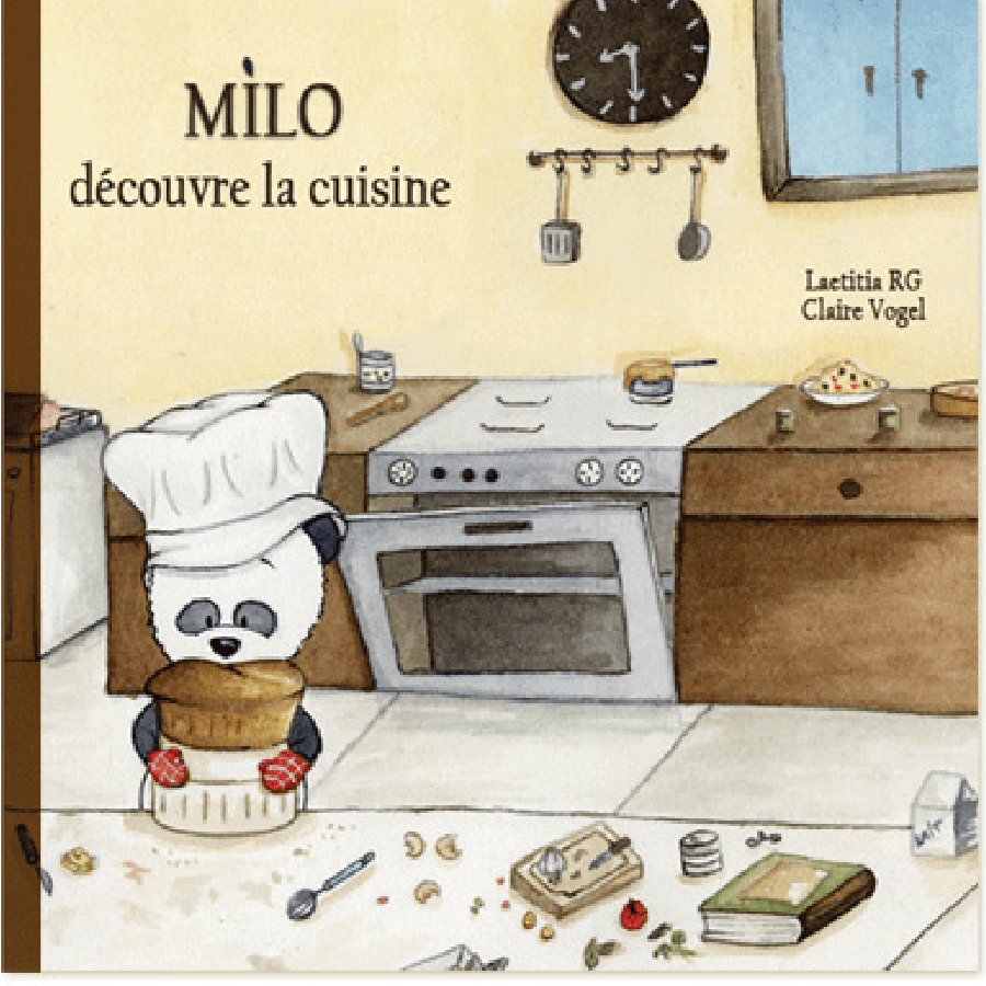 Auteur - Milo découvre la cuisine - Laetitia RG - Illustratrice jeunesse
